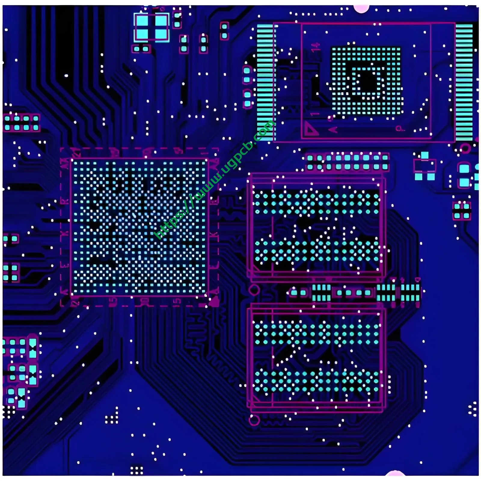 8-layer 2+N+2 HDI PCBA design - UGPCB