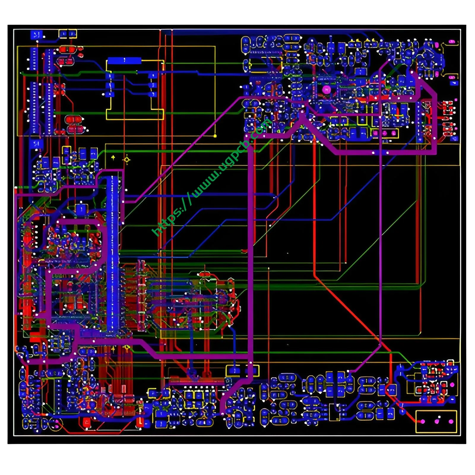 8-layer communication PCB/PCBA design - UGPCB