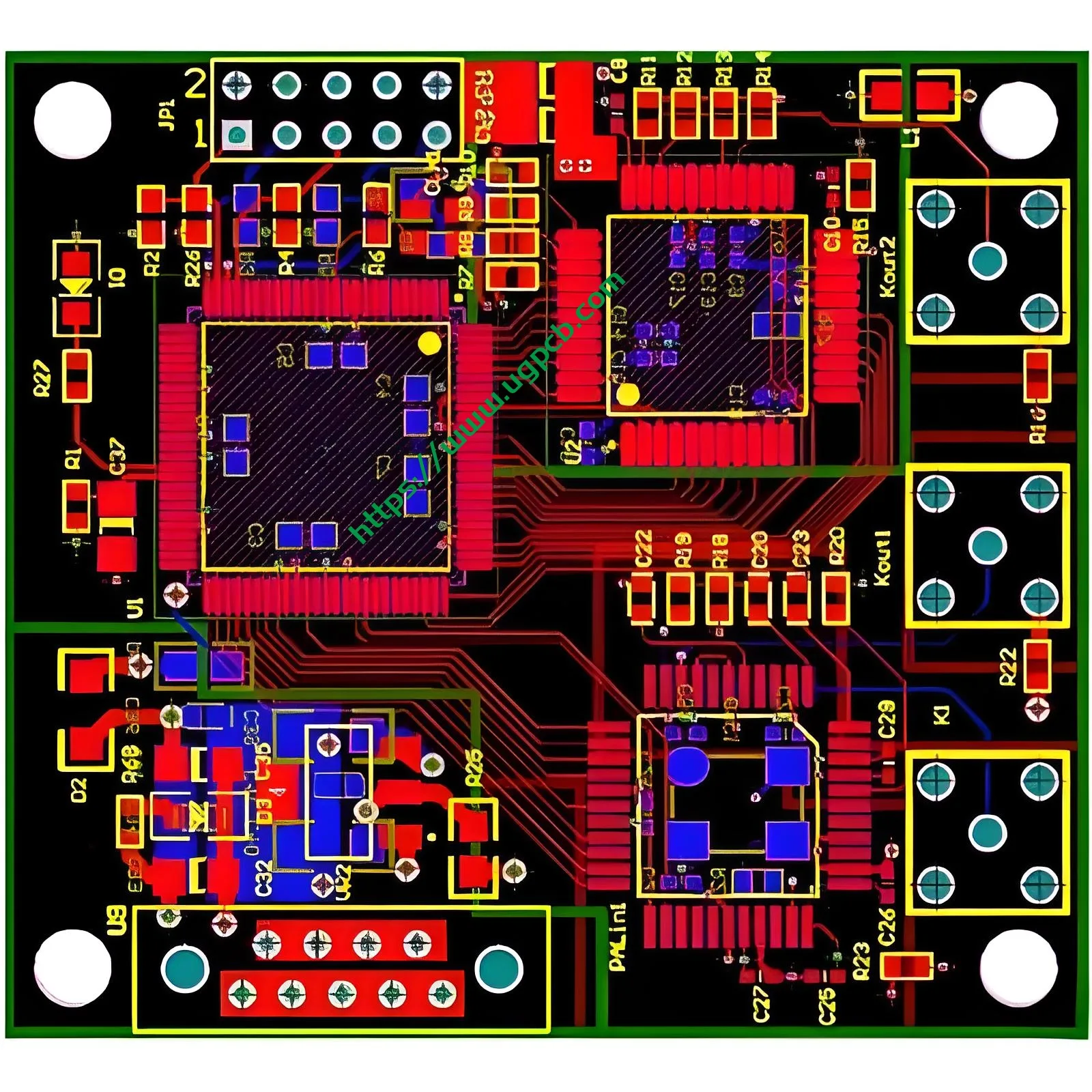 Network equipment circuit board design - UGPCB