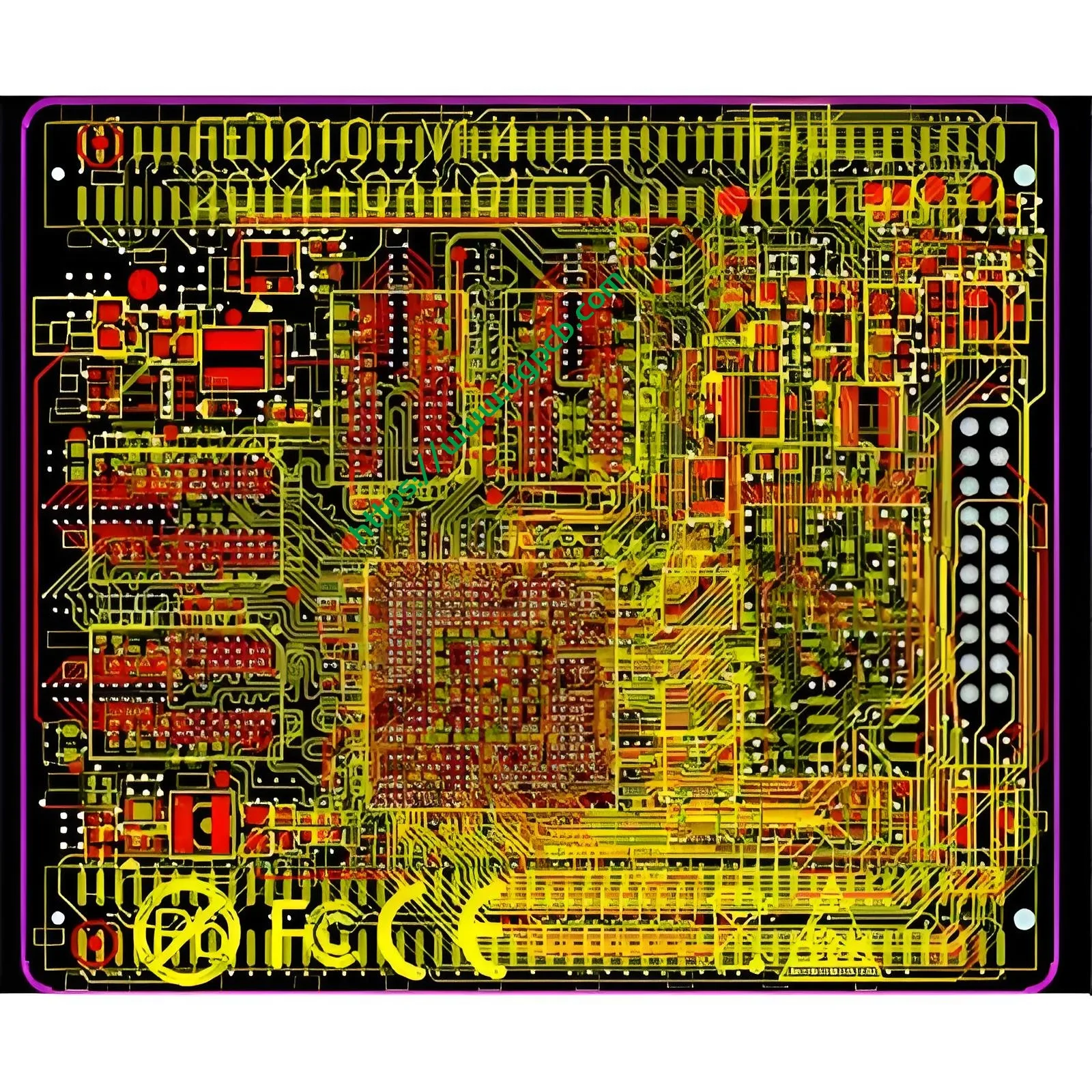 高速サーバーバックプレーンPCB設計 - UGPCB