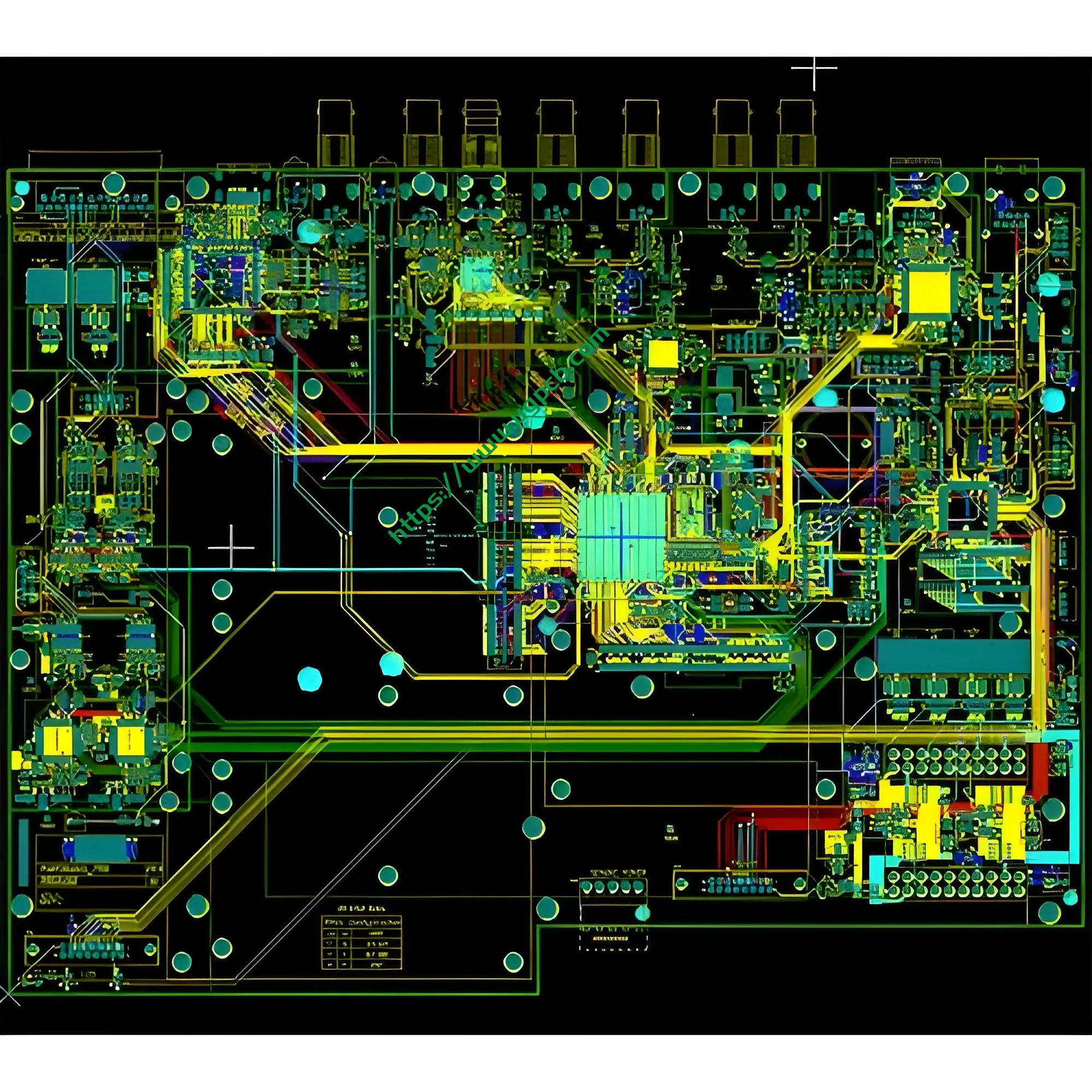 Six-layer core module PCB design - UGPCB