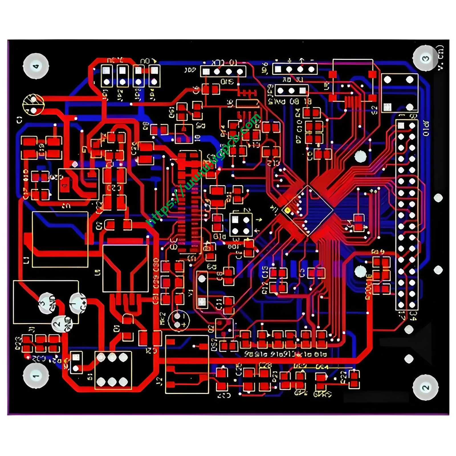 6 층 HDI PCBA 설계 및 제작 - UGPCB