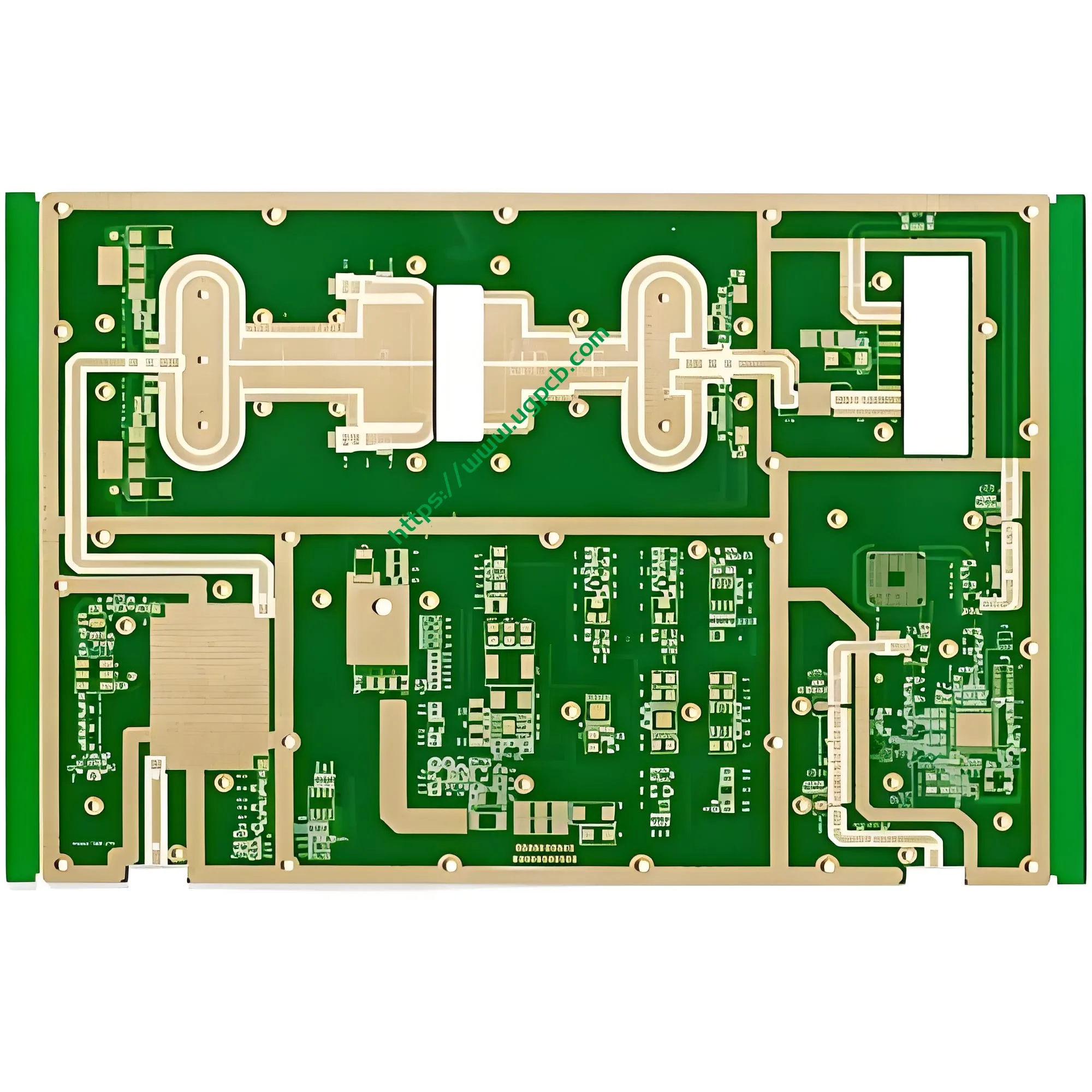 Rogres RO4350B+FR4 High Frequency Hybrid PCB - UGPCB